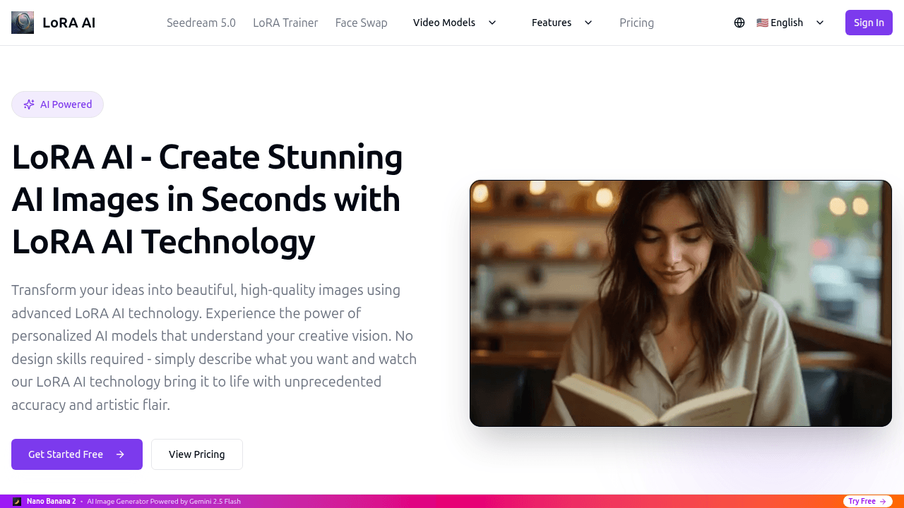 LoRA AI: Generador de imágenes de IA personalizado con modelos LoRA ...