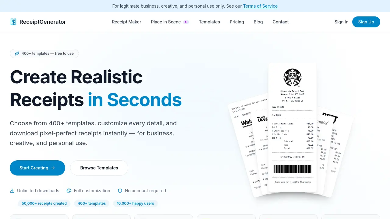 Receipt Generator 简介
